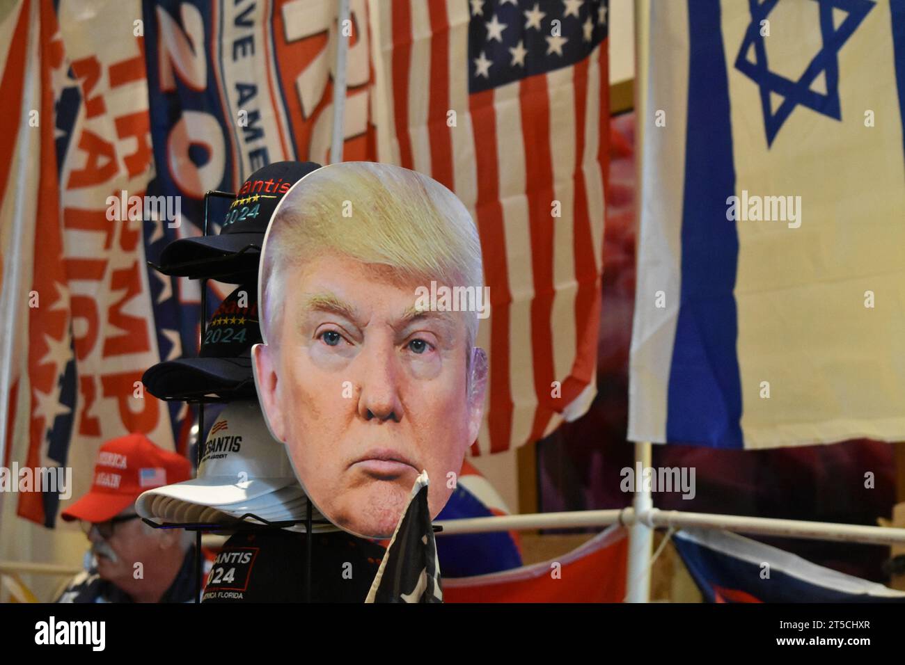 Kissimmee, United States. 04th Nov, 2023. Former US President Donald J ...
