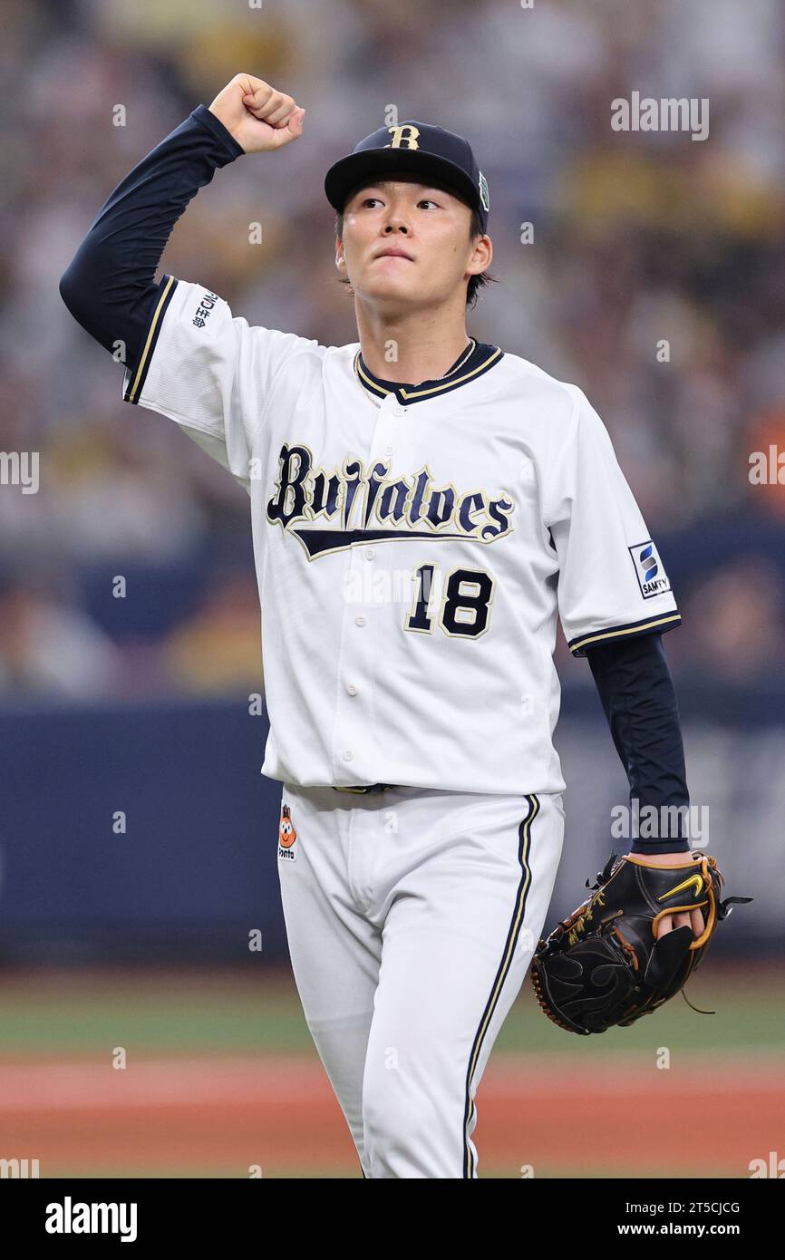 Yoshinobu Yamamoto, ORIX Buffaloes of NPB (Nippon Professional Baseball Organization) pitcher ...