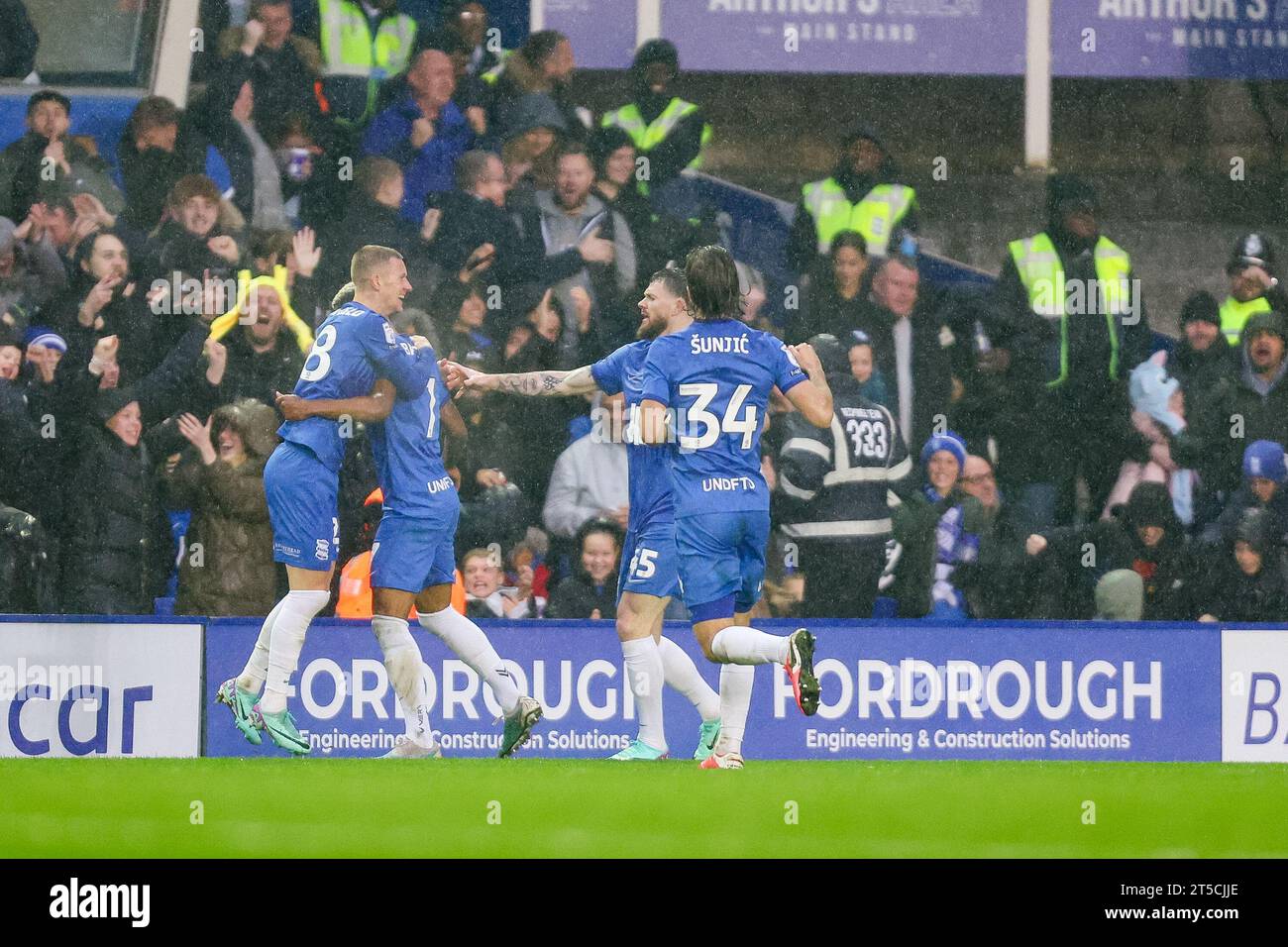 Birmingham, UK. 04th Nov, 2023. Birmingham City's #28, Jay Stansfield ...