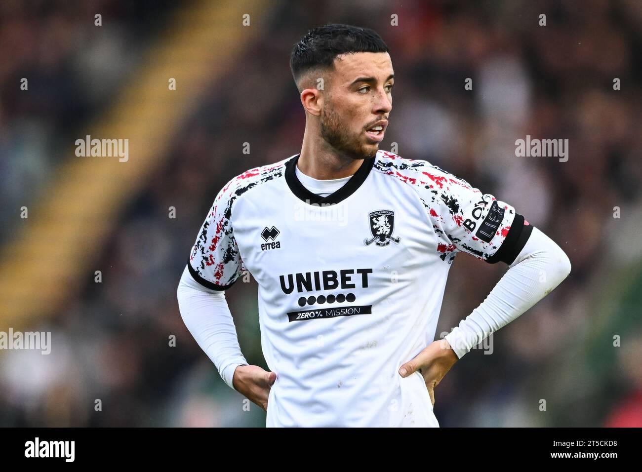 Sam Greenwood #29 of Middlesbrough during the Sky Bet Championship ...