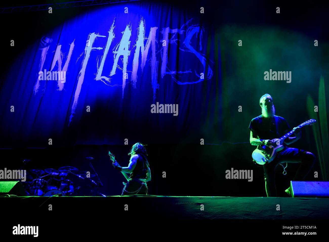 TOLUCA, MEXICO - NOVEMBER 3: In Flames performs, during a show as part ...