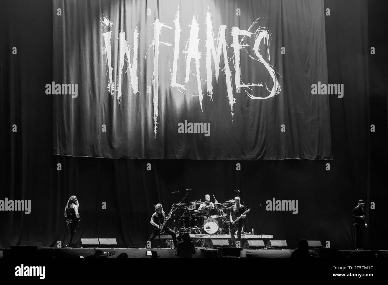 TOLUCA, MEXICO - NOVEMBER 3: In Flames performs, during a show as part ...