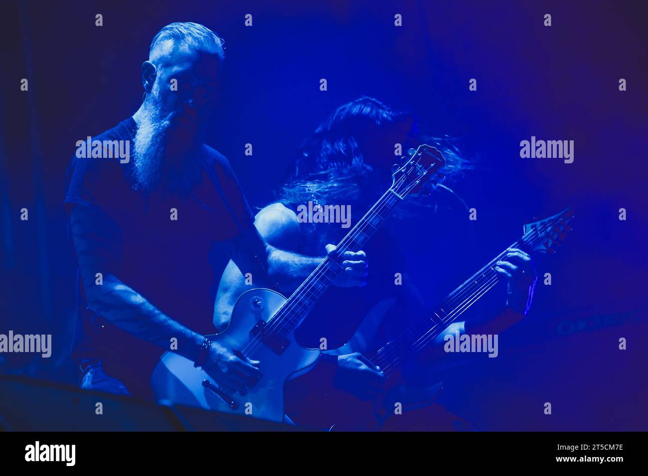 TOLUCA, MEXICO - NOVEMBER 3: In Flames performs, during a show as part ...