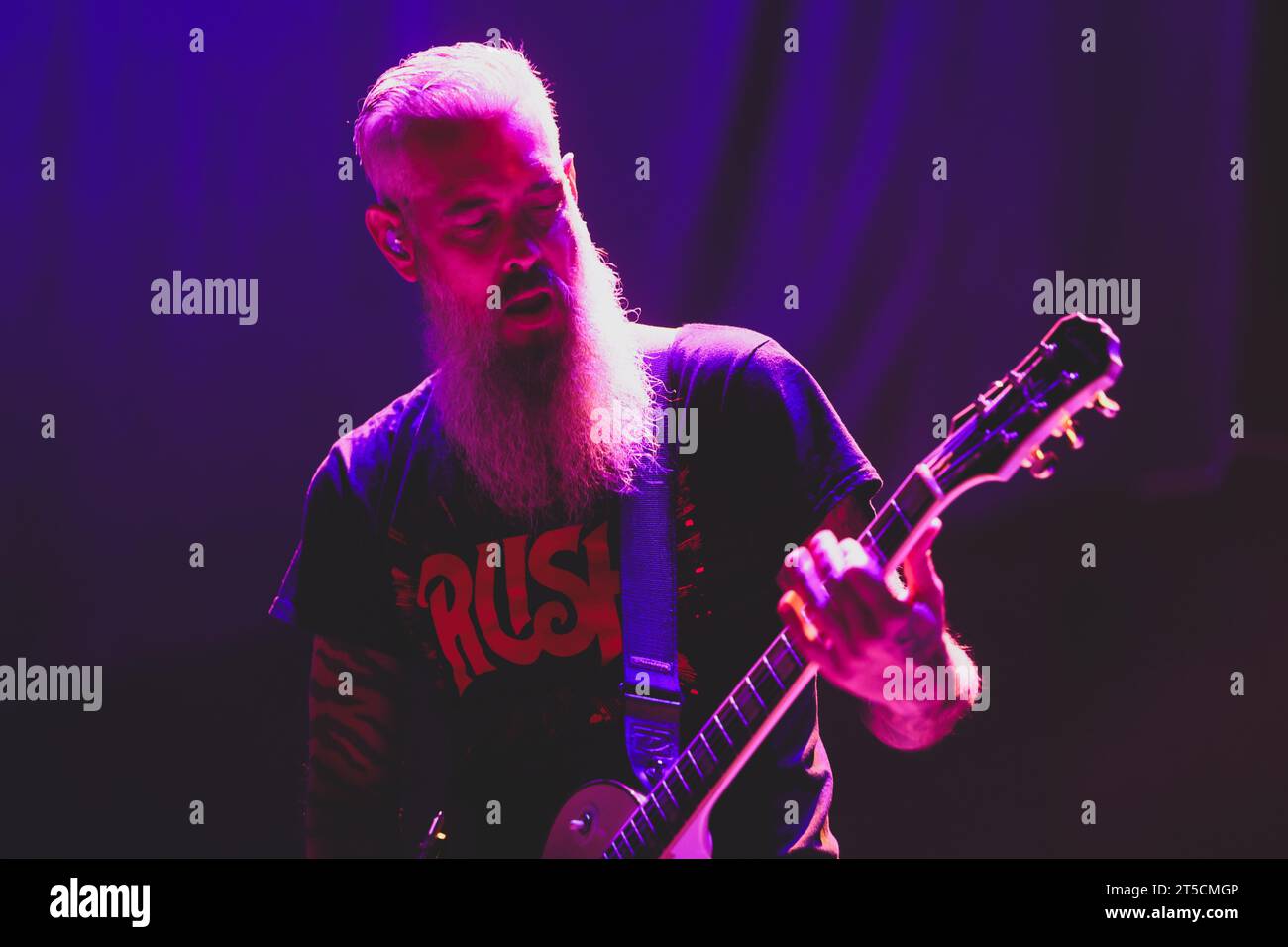 TOLUCA, MEXICO - NOVEMBER 3: In Flames performs, during a show as part ...