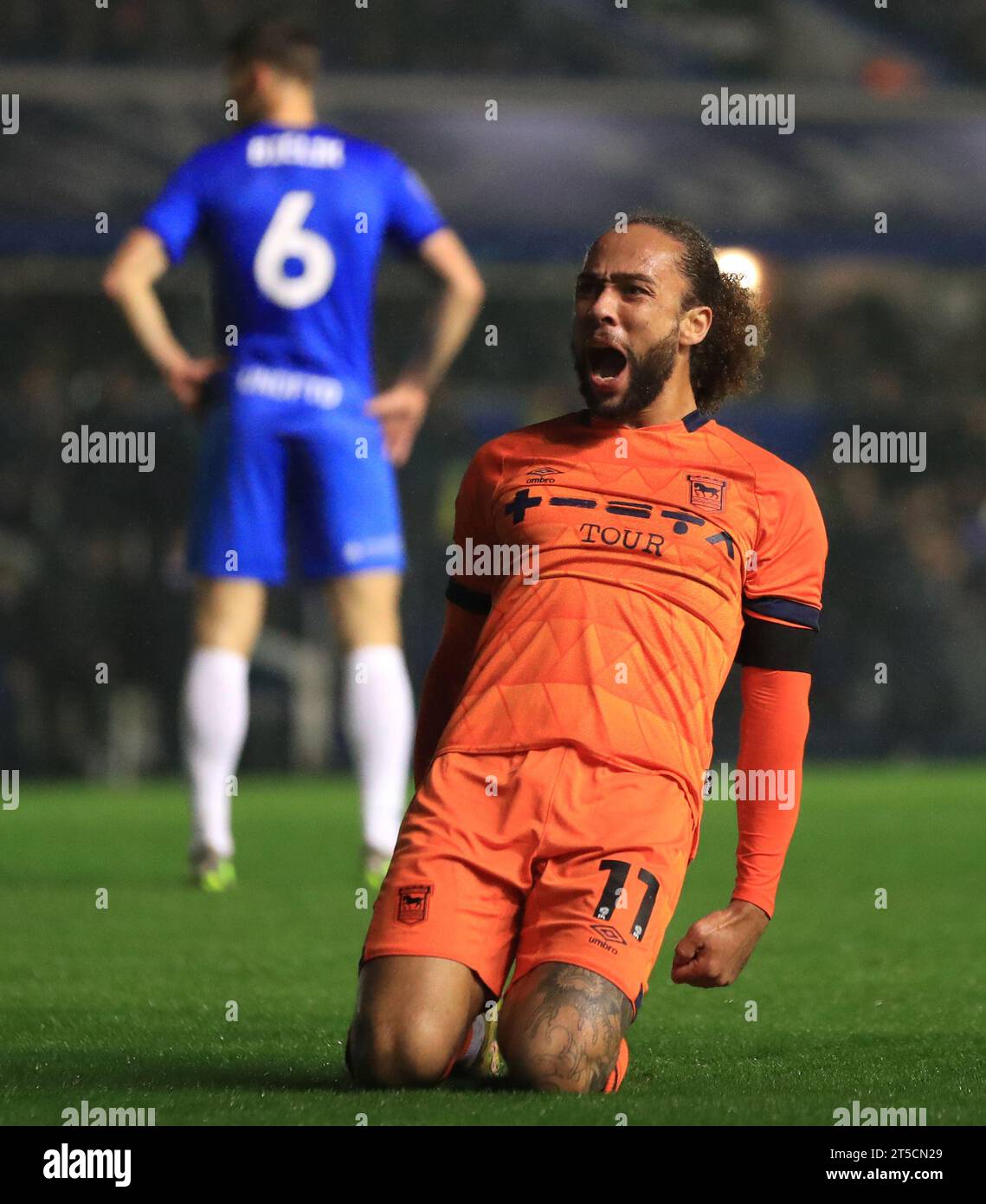 Ipswich Town's Marcus Harness celebrates scoring their side's second ...