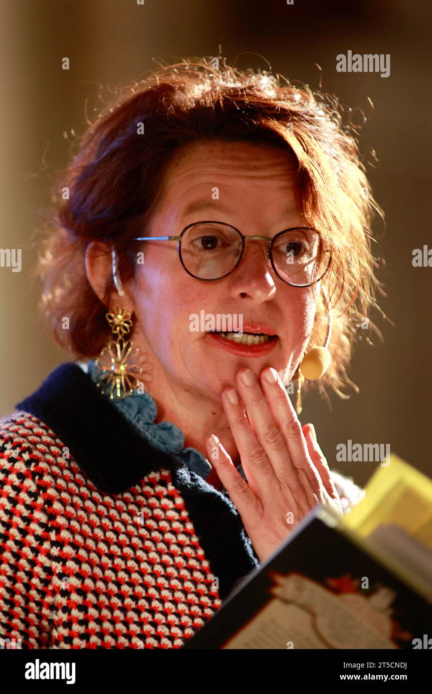 04 November 2023, Saxony-Anhalt, Wernigerode: Children's book author ...