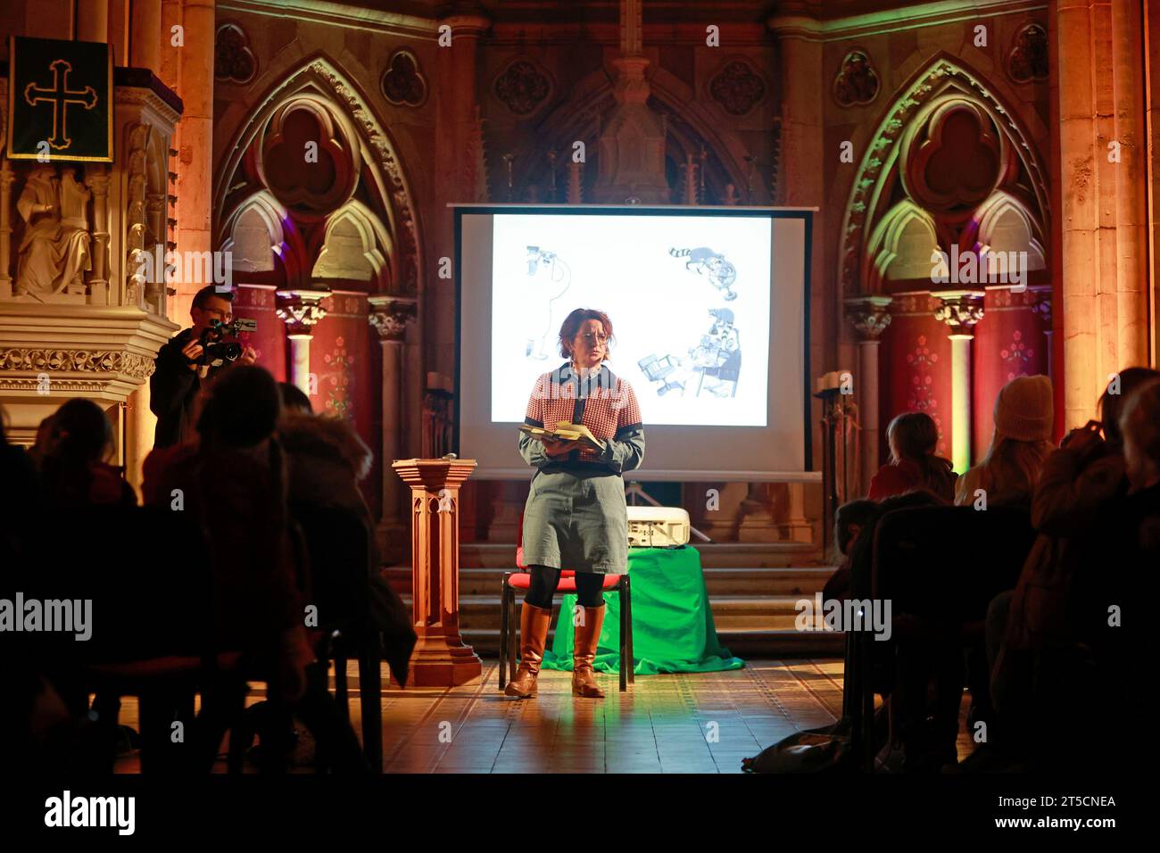 04 November 2023, Saxony-Anhalt, Wernigerode: Children's book author ...