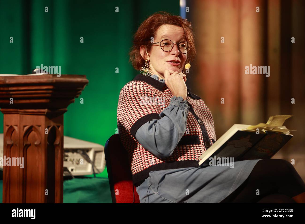 04 November 2023, Saxony-Anhalt, Wernigerode: Children's book author ...