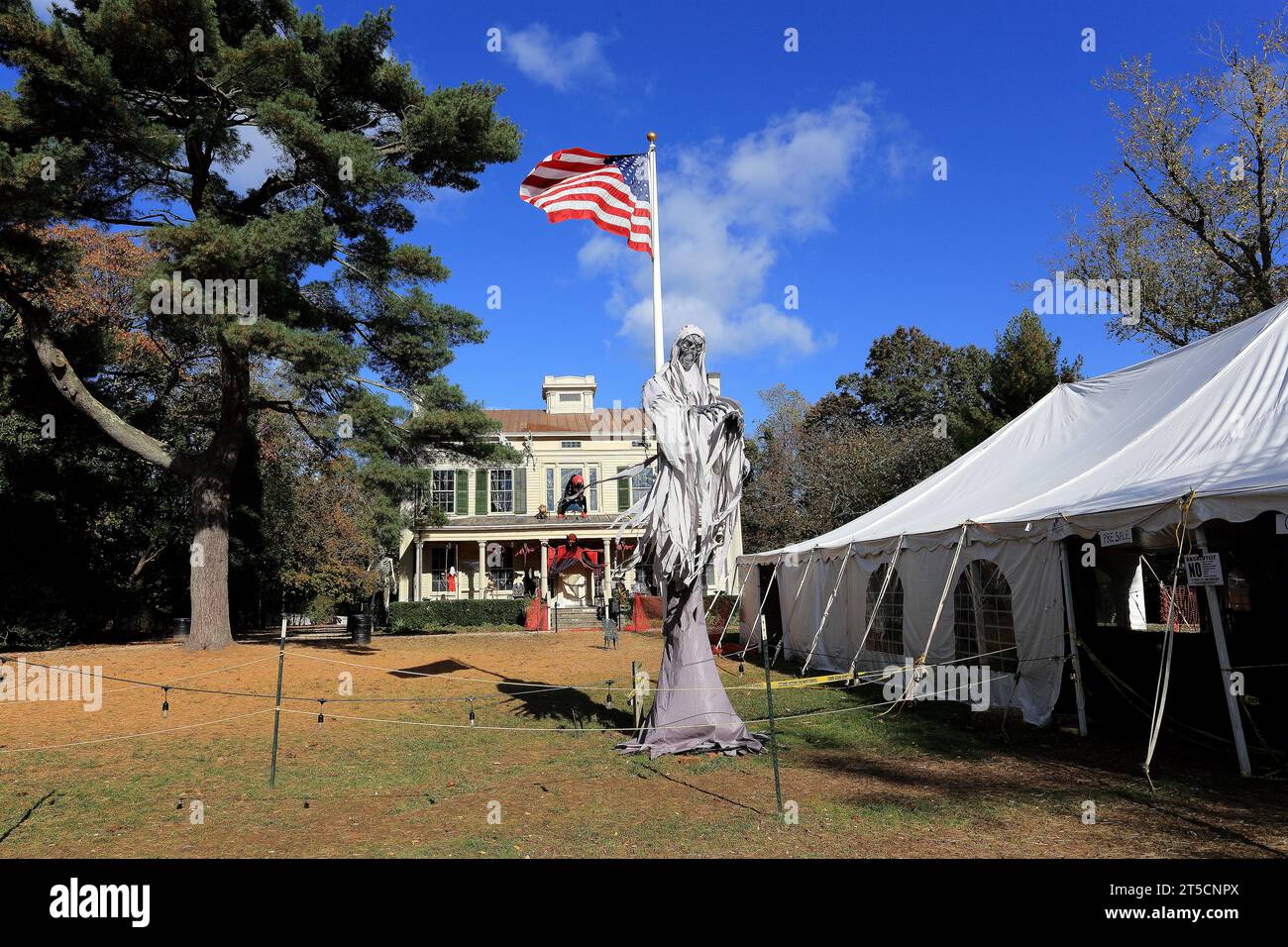 Halloween haunted house St. James Long Island NY Stock Photo - Alamy