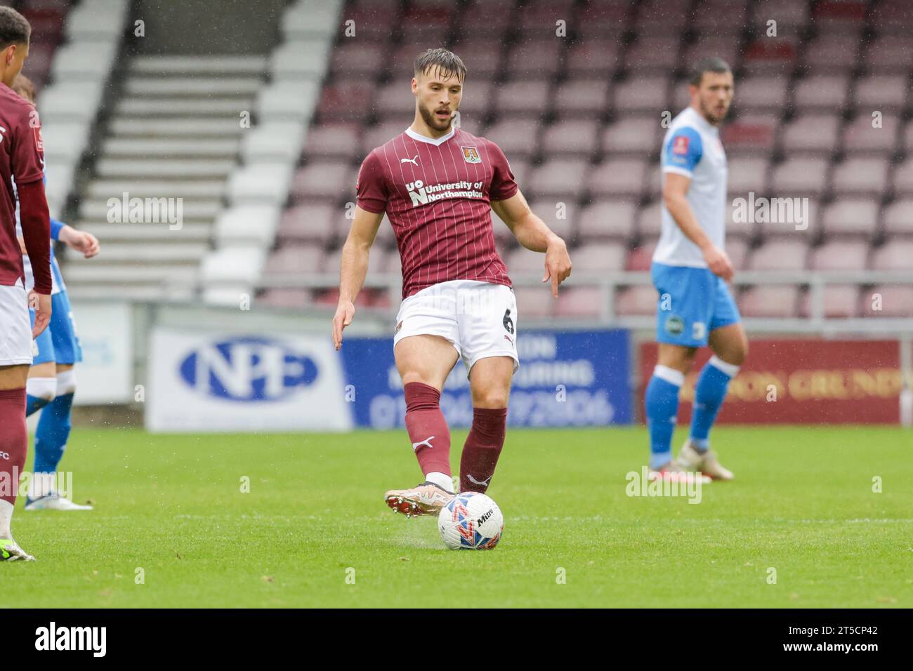 Northampton on Saturday 4th November 2023. Northampton Town's Sam ...