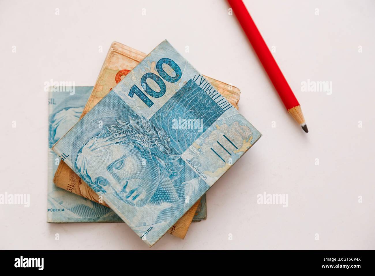 Brazil banknote hi-res stock photography and images - Alamy