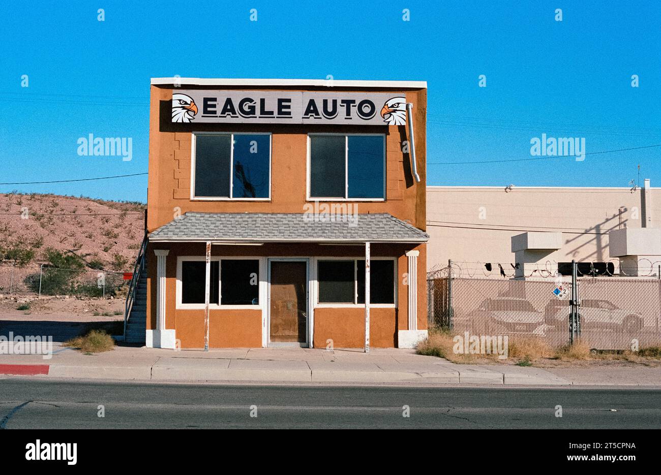 Barstow, California on Route 66 buildings and landmarks Stock Photo - Alamy
