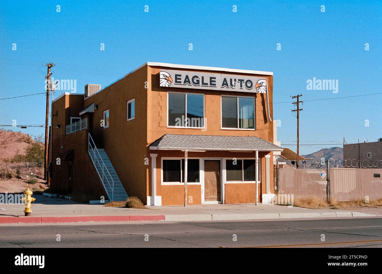 Barstow, California on Route 66 buildings and landmarks Stock Photo - Alamy