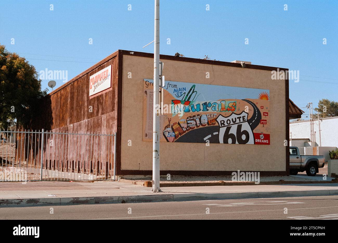 Barstow, California on Route 66 buildings and landmarks Stock Photo - Alamy