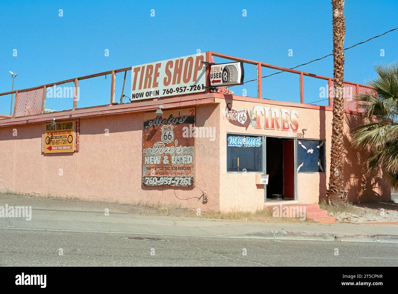 Barstow, California on Route 66 buildings and landmarks Stock Photo - Alamy