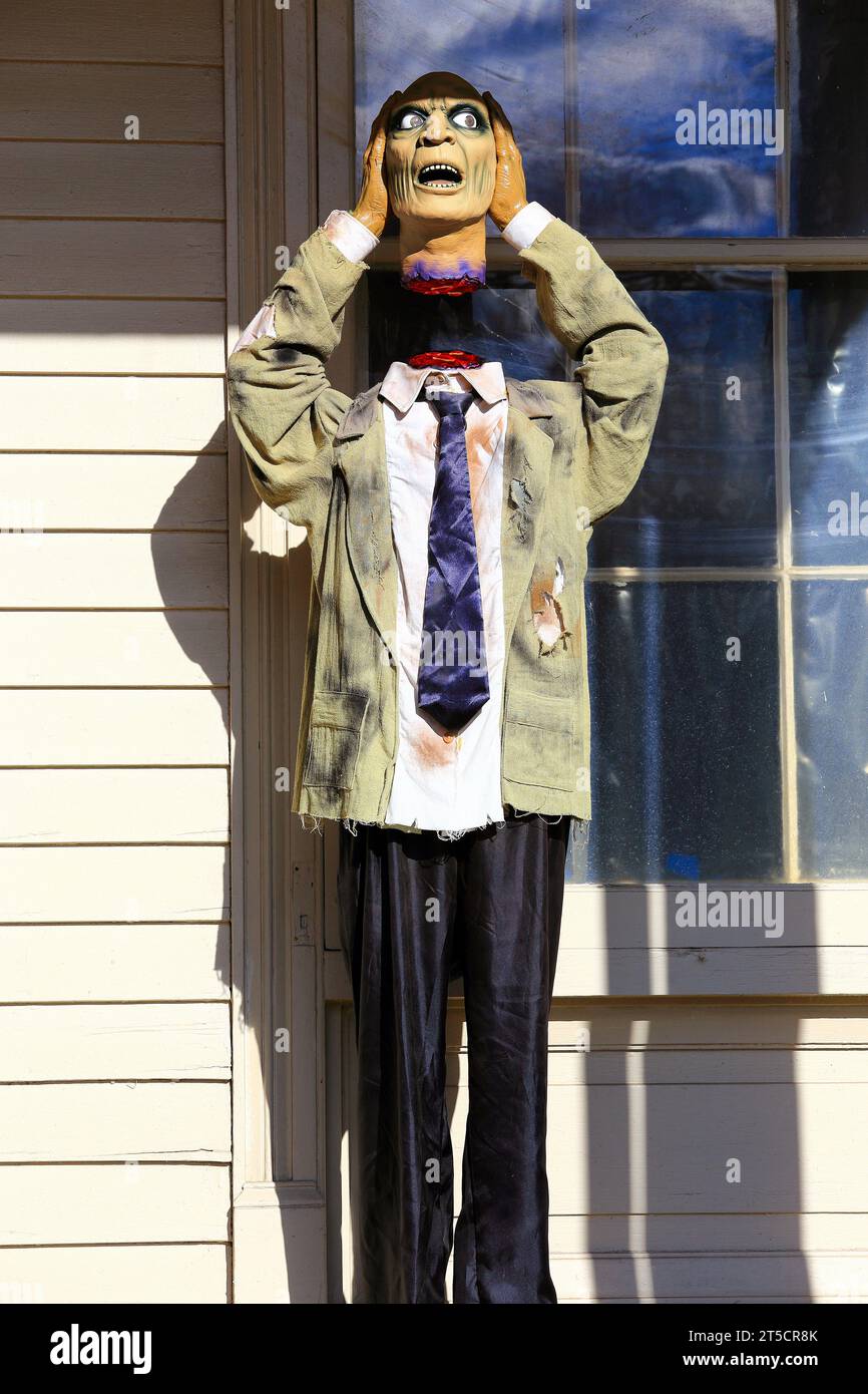 Halloween haunted house St. James Long Island NY Stock Photo - Alamy