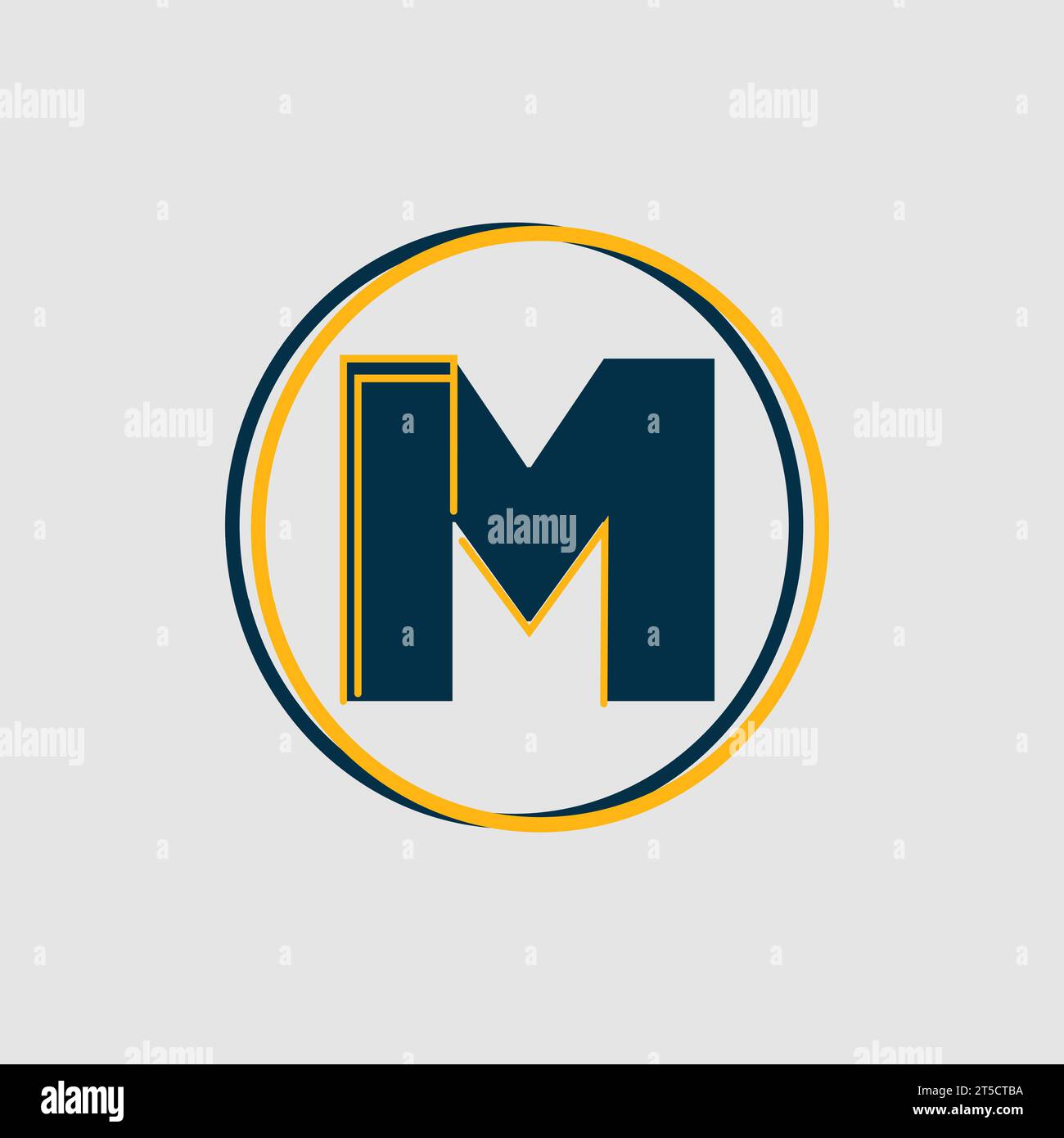 letter M golden and dark blue logo design Stock Vector Image & Art - Alamy