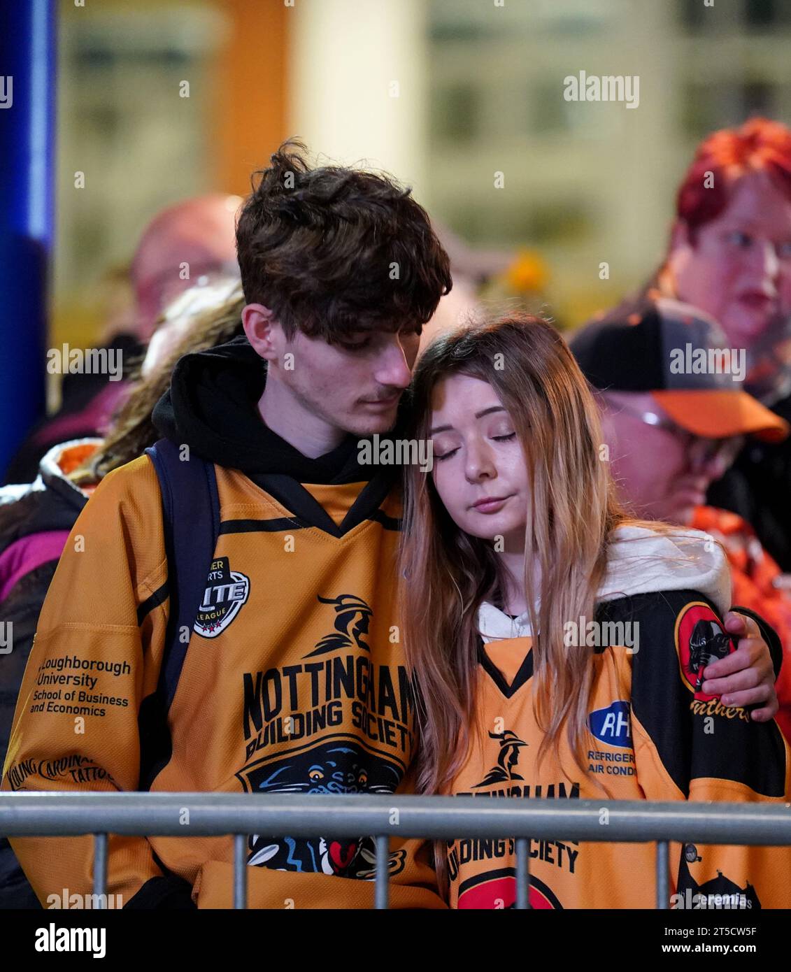 Fans gather outside the Motorpoint Arena, Nottingham, ahead of a ...