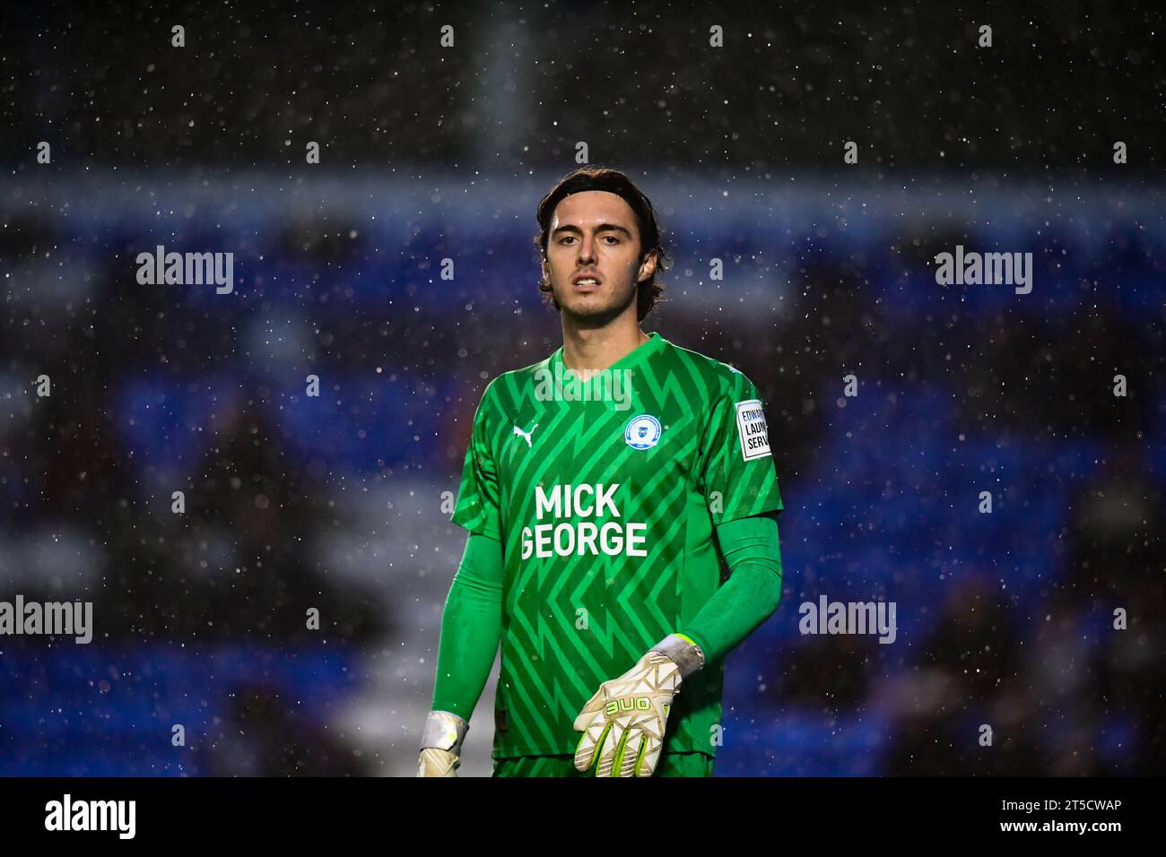 Peterborough on Saturday 4th November 2023. Goalkeeper Nicholas ...