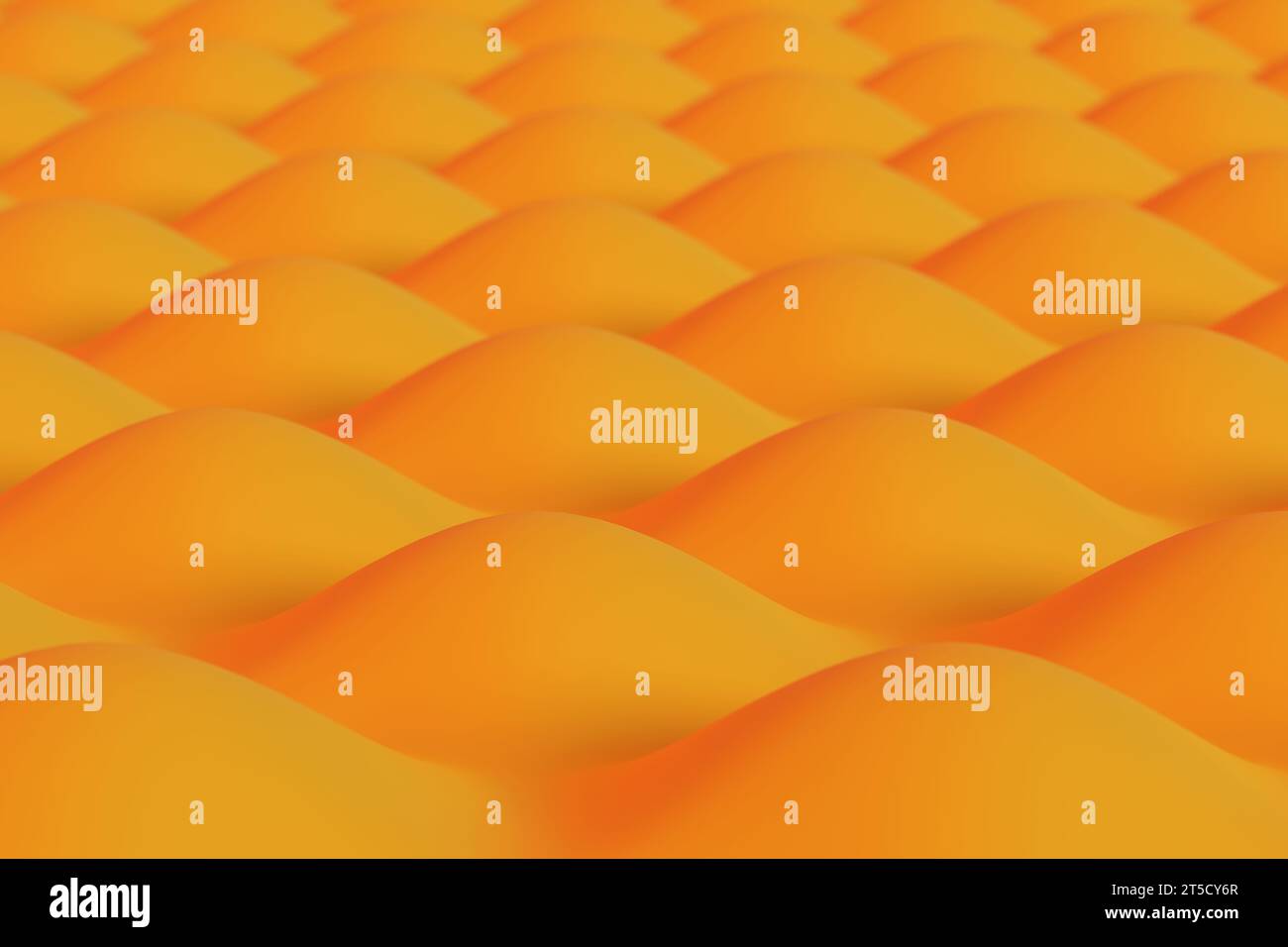 Orange abstract dunes background. 3d illustration Stock Photo - Alamy