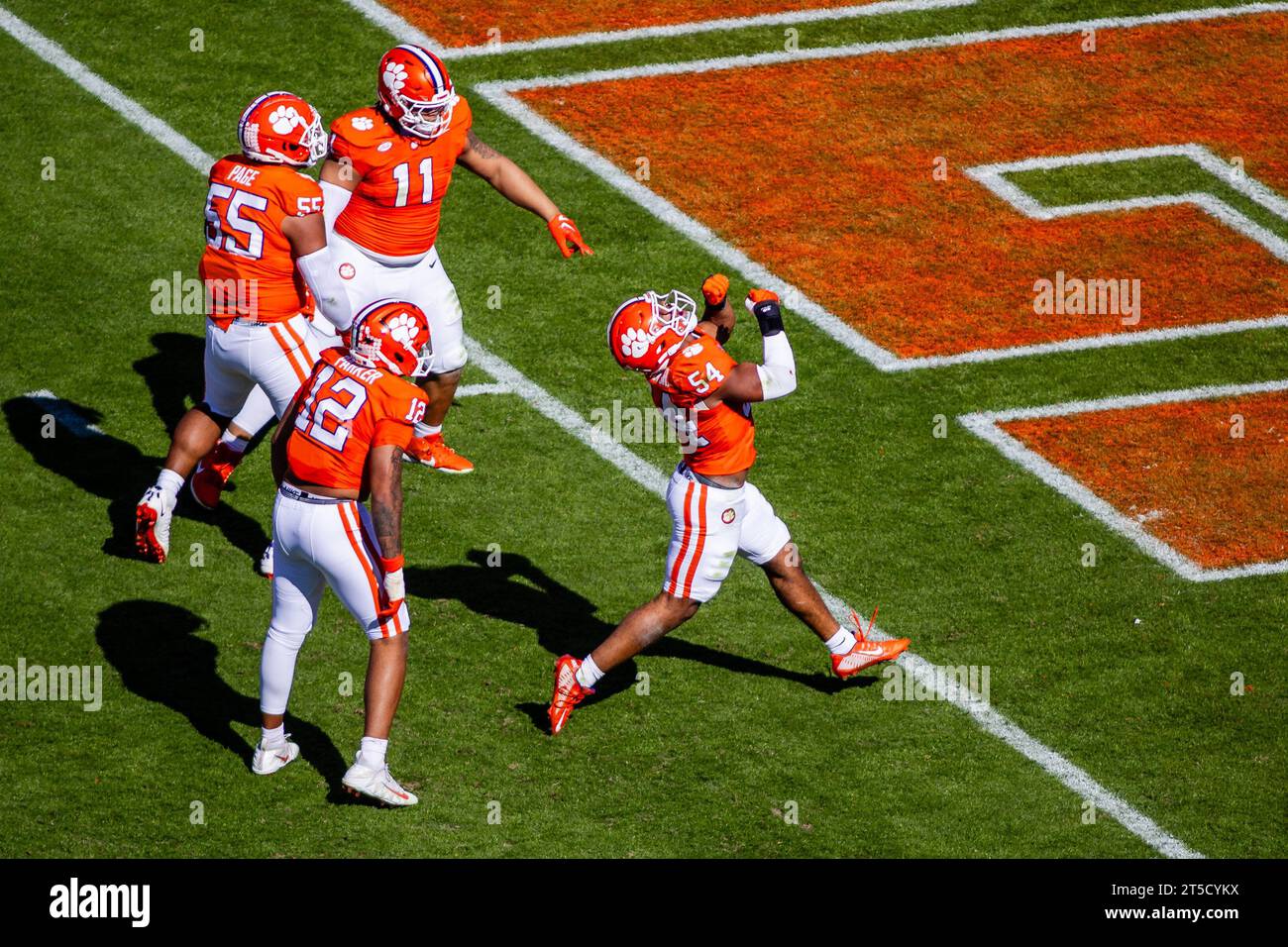 November 4, 2023: Clemson Tigers linebacker Jeremiah Trotter Jr. (54 ...