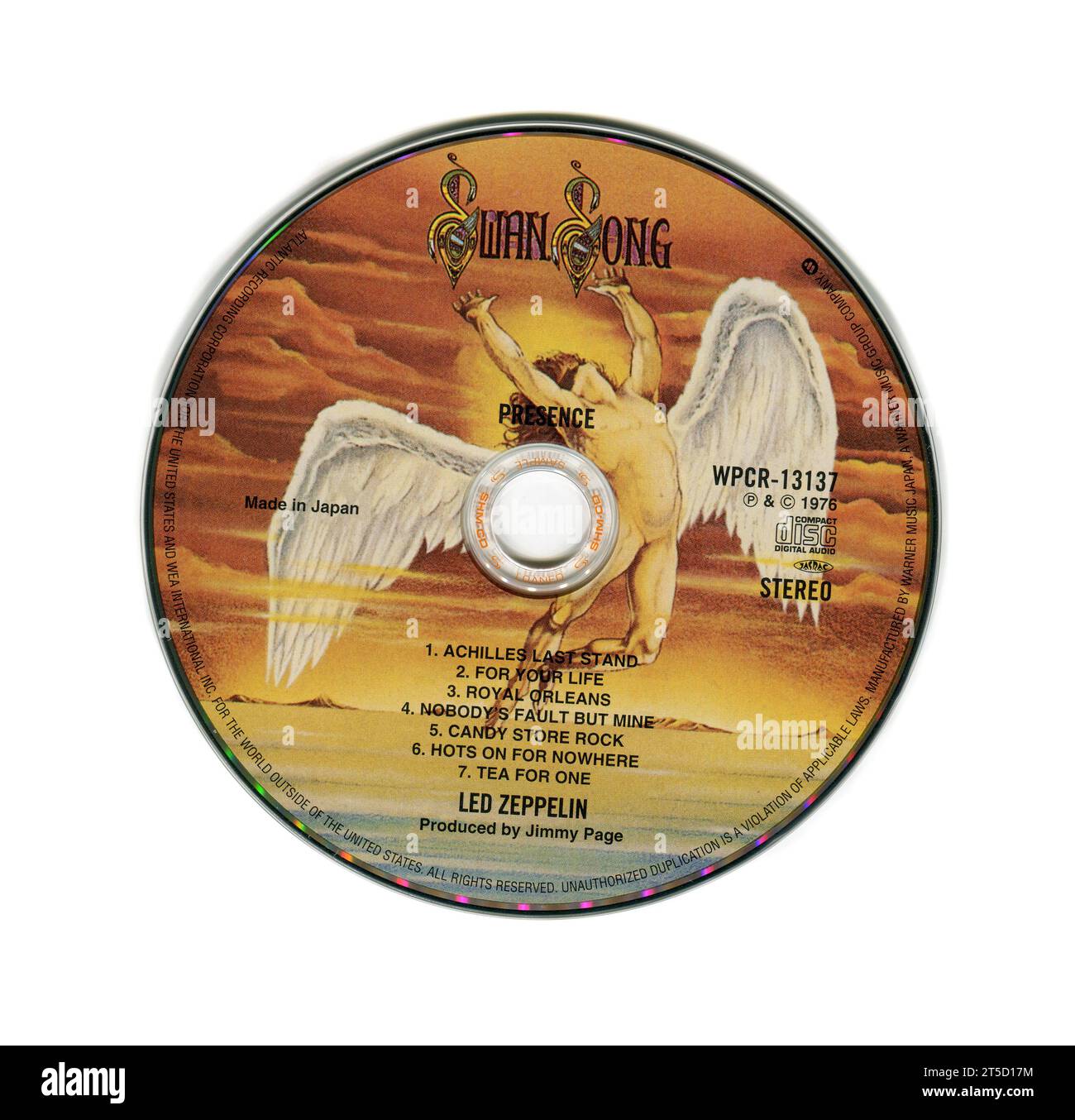 Led zeppelin album cover presence hi-res stock photography and images ...