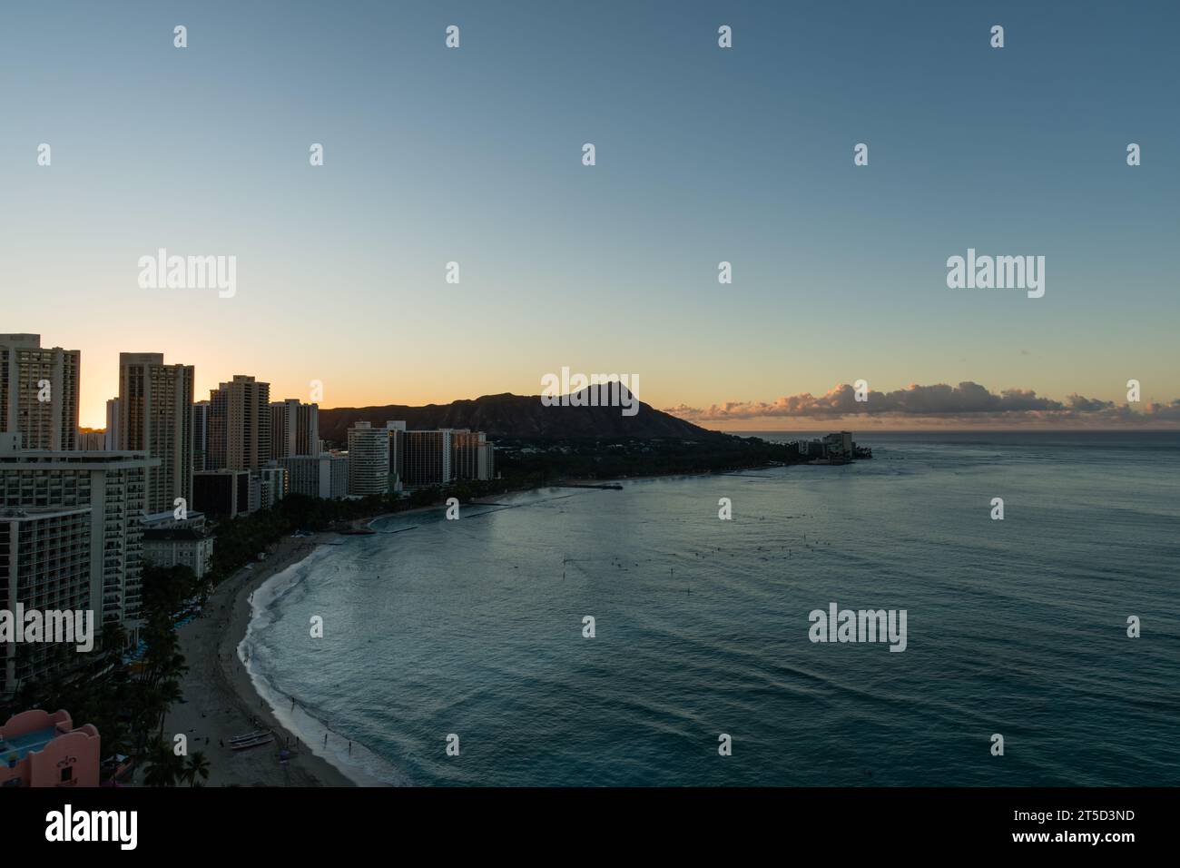 Beautiful panoramic aerial honolulu hi-res stock photography and images ...