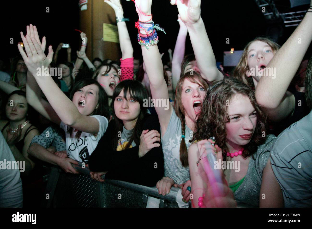 The NME Rave Tour at Cardiff Students' Union in Wales, February 11 2007 ...