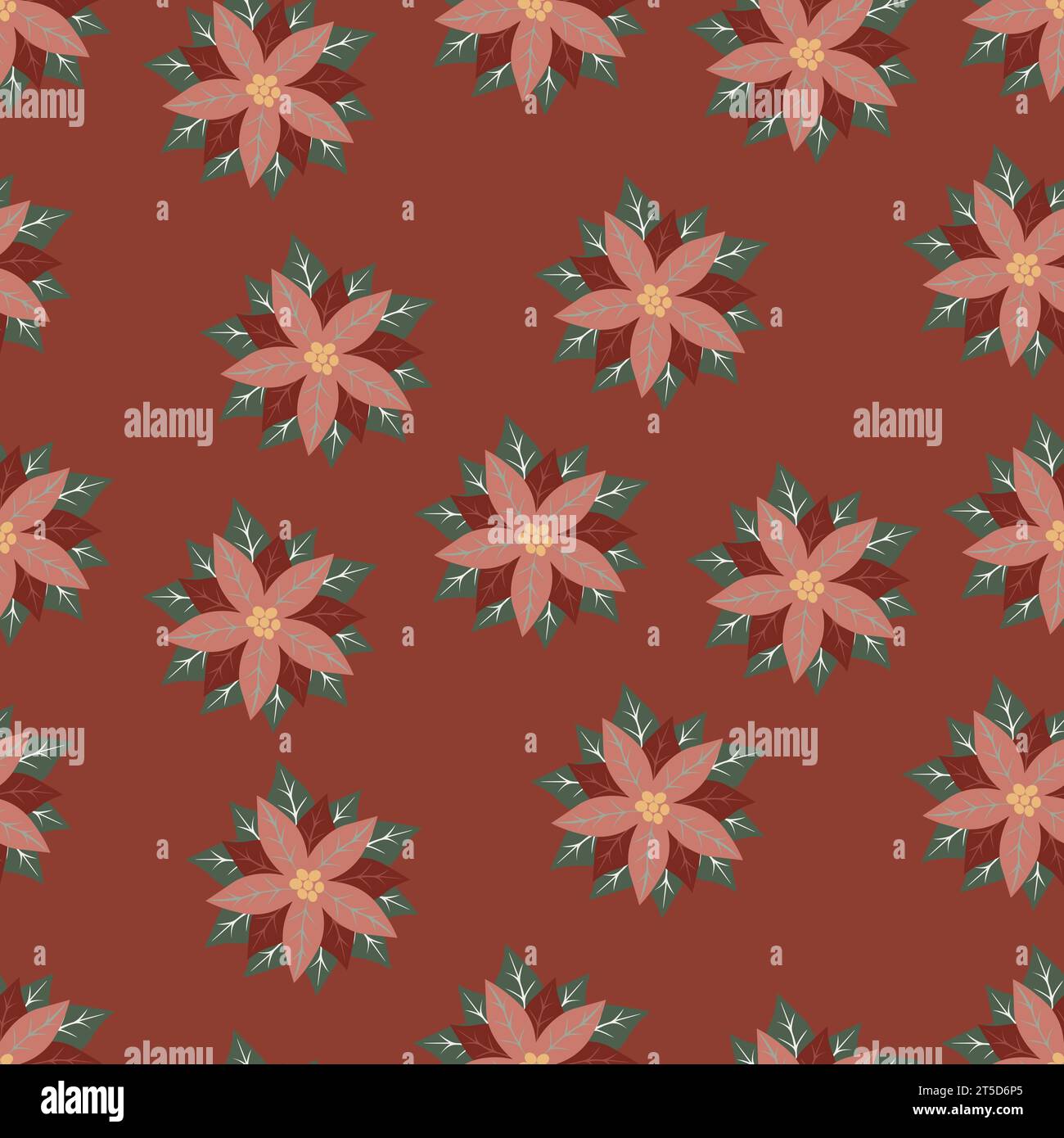 Seamless pattern with beautiful flowers. Perfect for wrapping paper ...