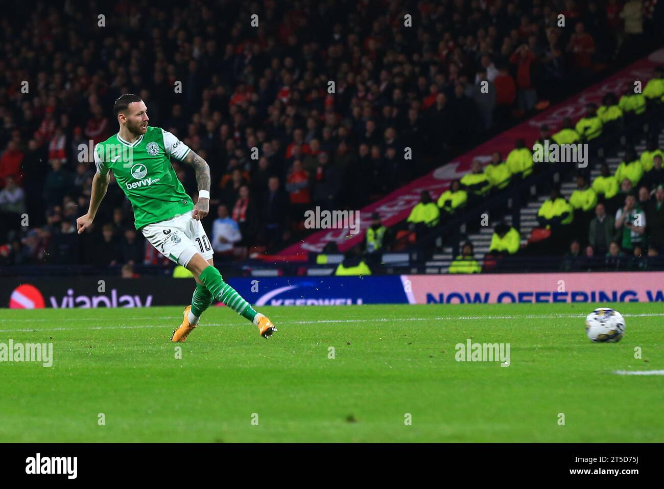 Glasgow, Scotland. 4th November 2023; Hampden Park, Glasgow, Scotland: Scottish Viaplay Cup ...