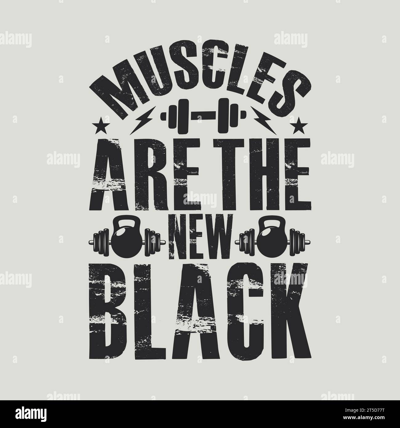 Gym-Fitness Typography T-Shirt Design Stock Vector Image & Art - Alamy