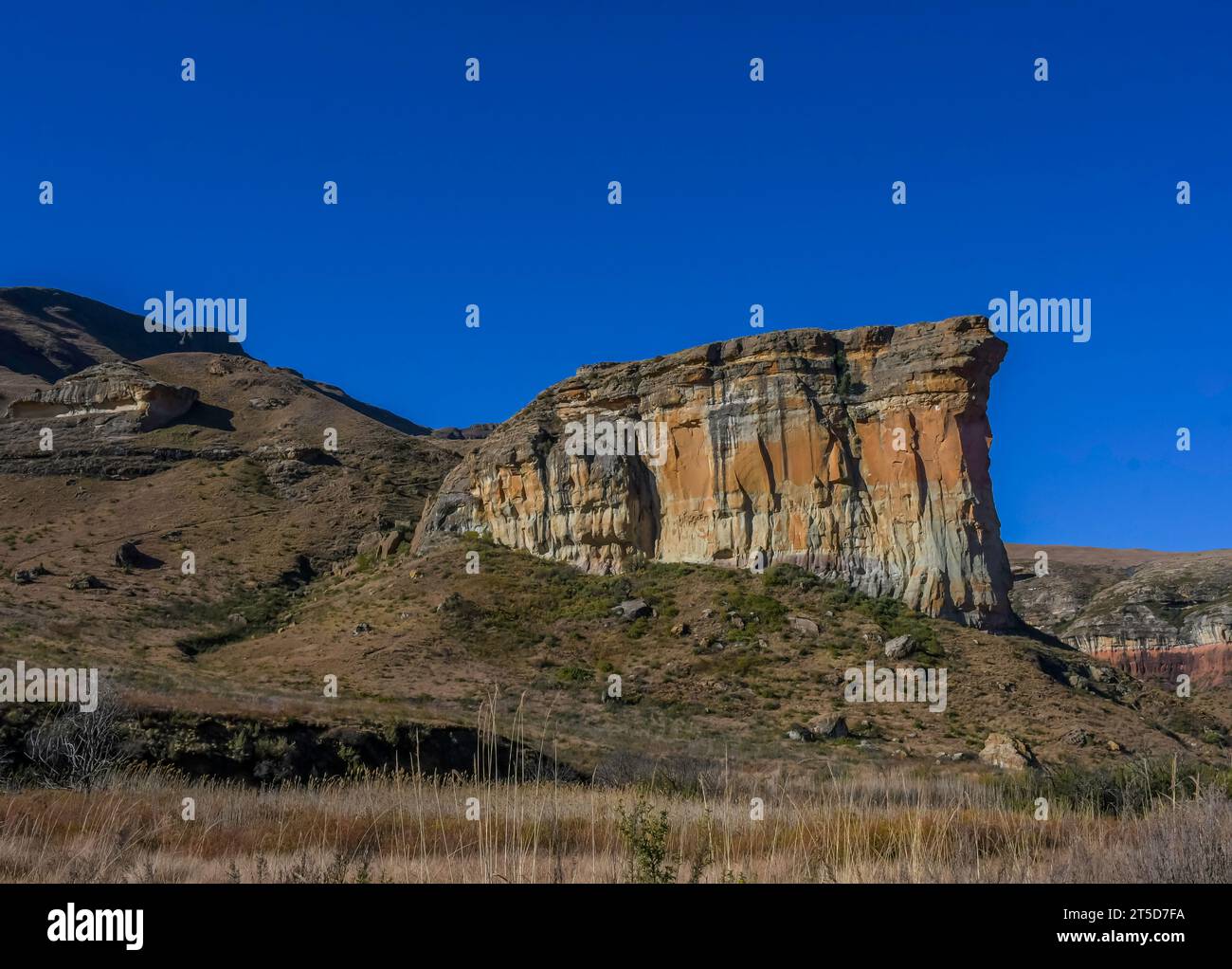 Titanic rock in Clarens south africa Stock Photo - Alamy