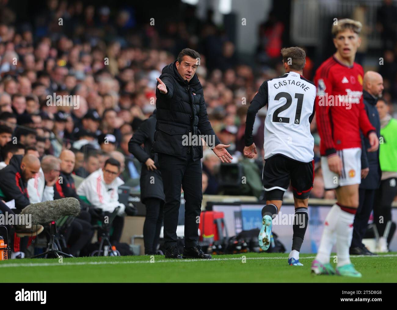 Man utd fulham marco silva hi-res stock photography and images - Alamy