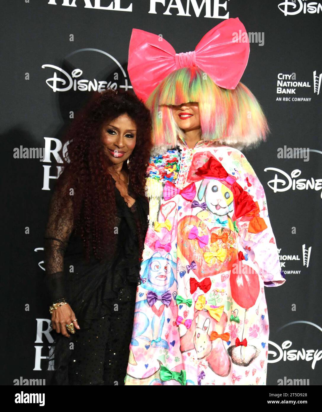 November 3, 2023, Brooklyn, New York, USA: Singers CHAKA KHAN and SIA ...