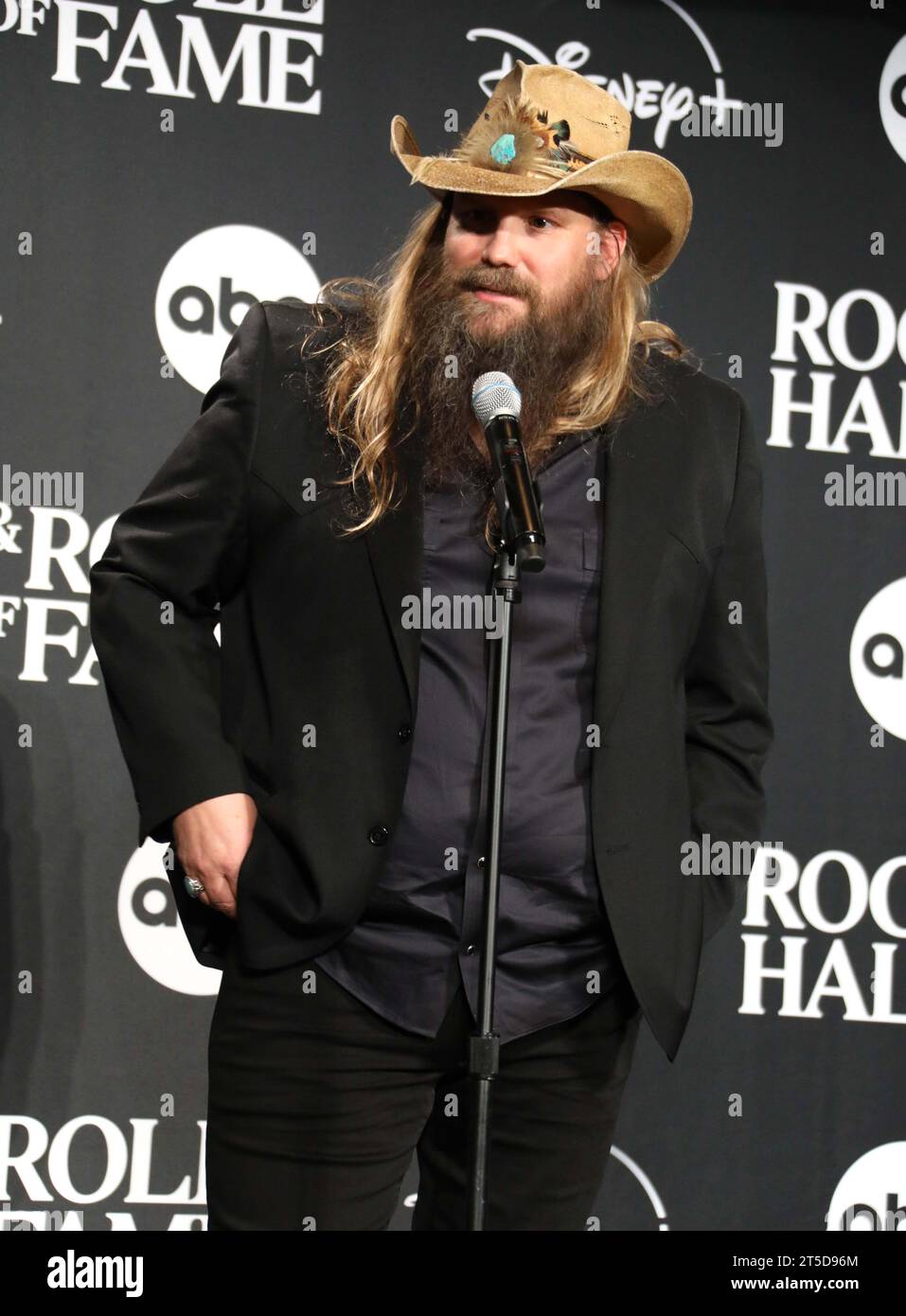 November 3, 2023, Brooklyn, New York, USA: Country singer CHRIS ...