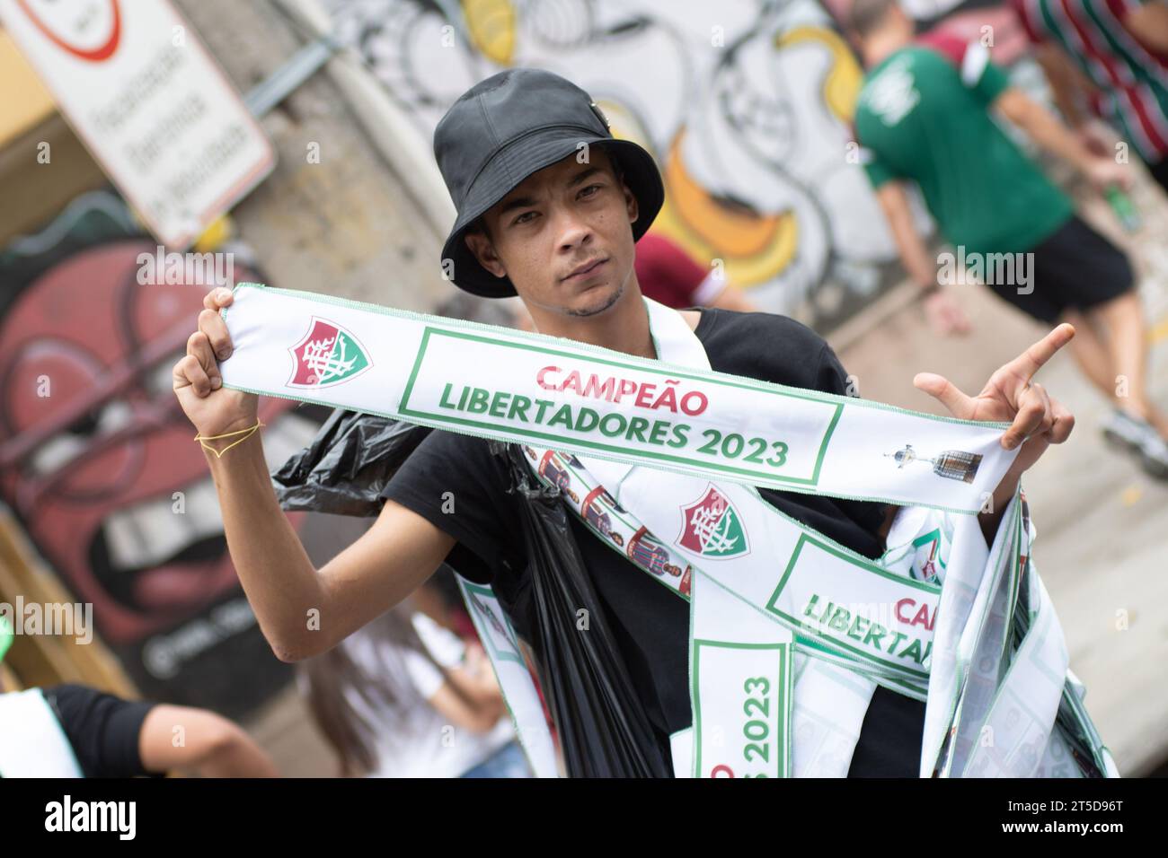 Rio De Janeiro, Brazil. 04th Nov, 2023. Fluminense fans are already ...