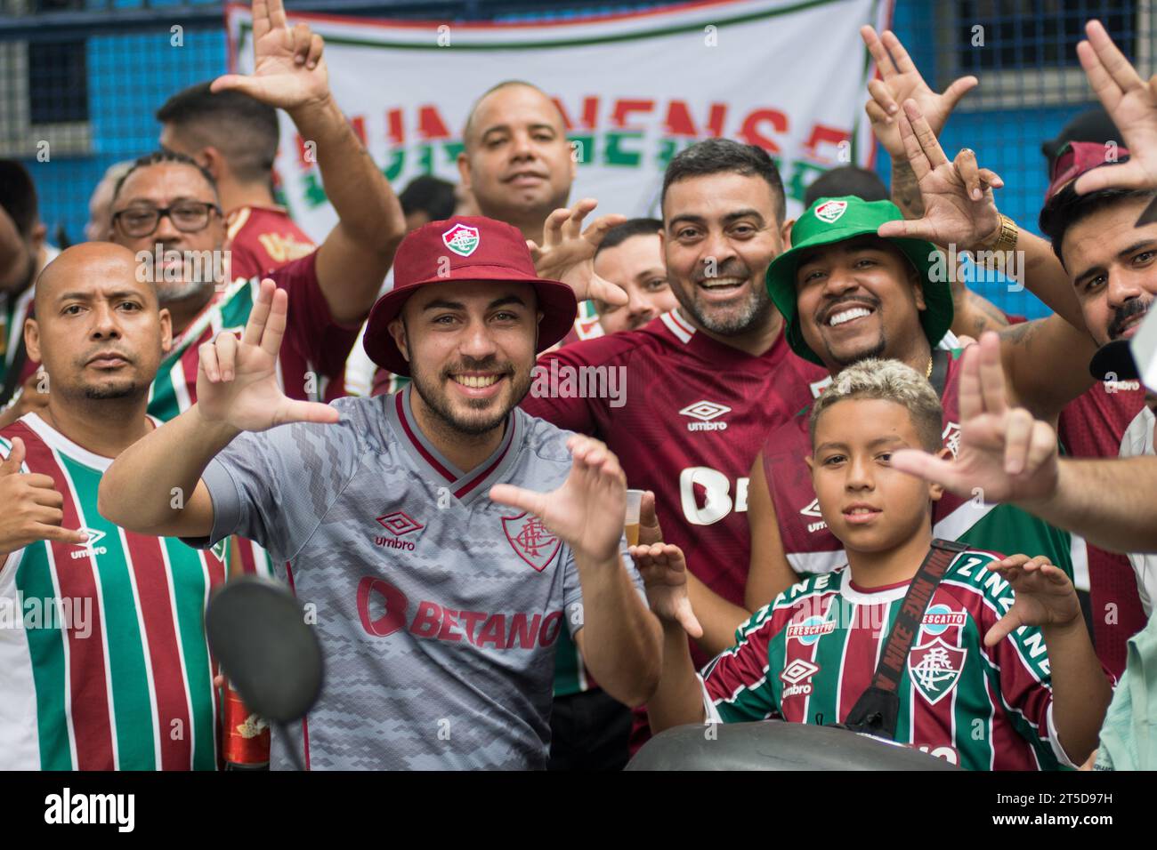 Rio De Janeiro, Brazil. 04th Nov, 2023. Fluminense fans are already ...