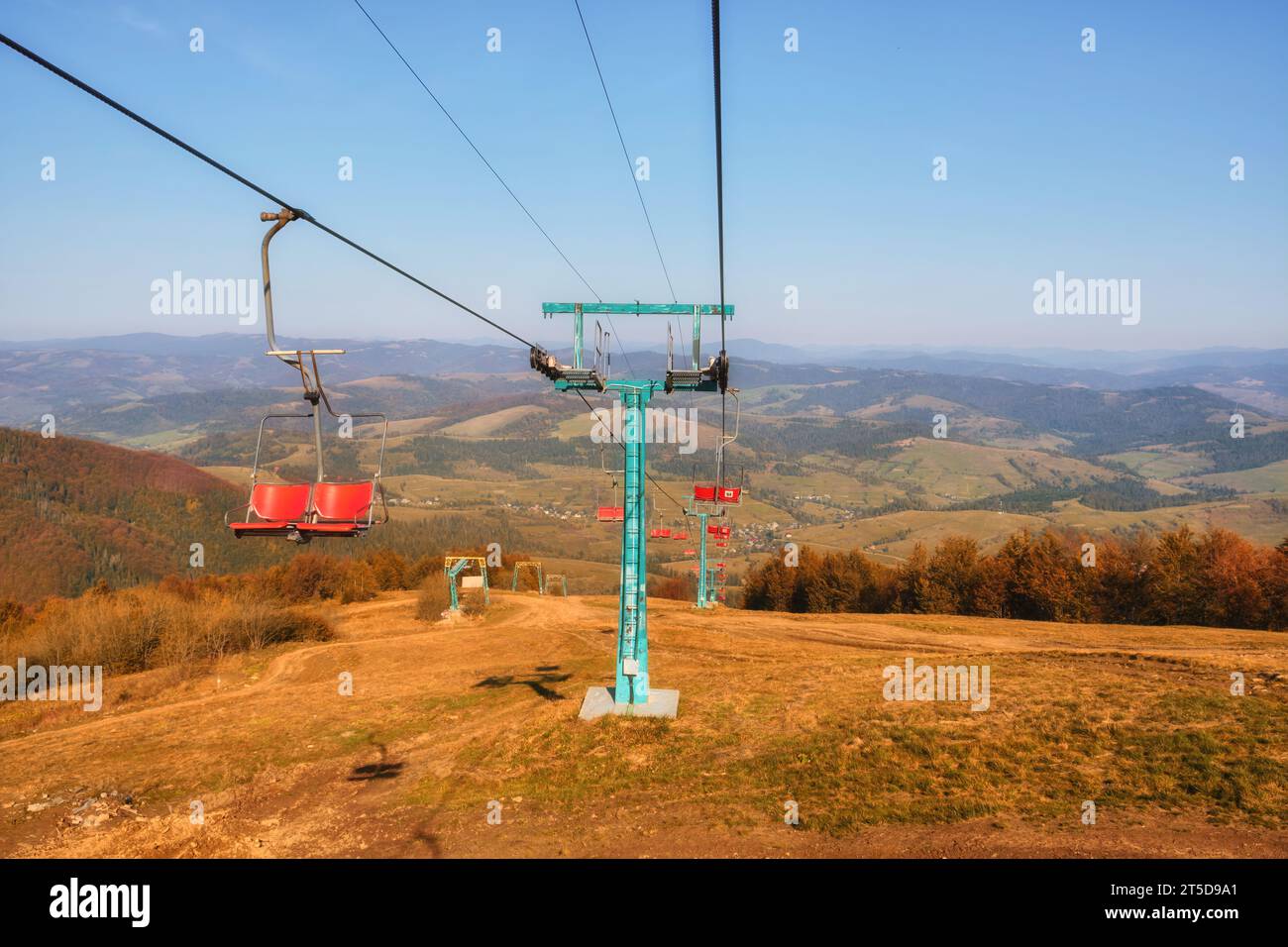 Immerse yourself in the awe-inspiring beauty of autumn as this vintage ...