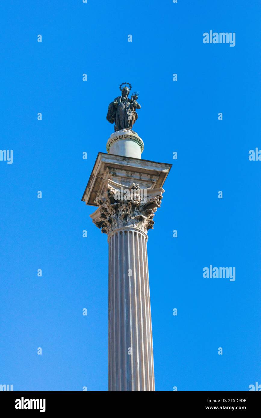 The Column of Peace, located in front of Basilica Santa MAria Maggiore ...