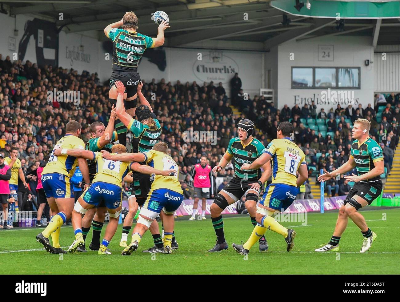 Northampton ENGLAND - Nov 4 2023 : Angus Scott-Young of Northampton ...