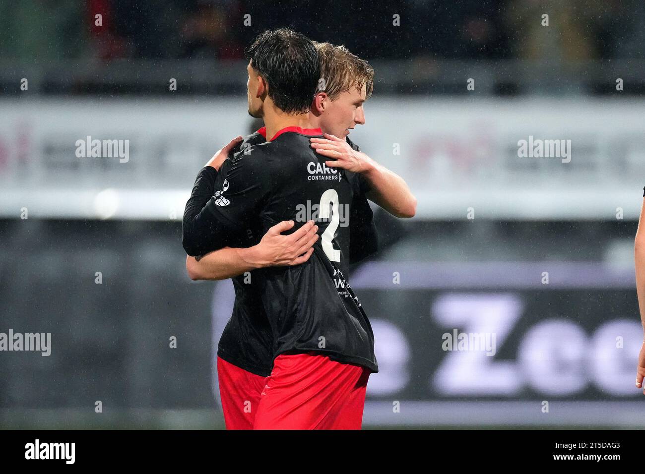 ROTTERDAM - Cisse Sandra of sbv Excelsior celebrates the 1-1 during the ...