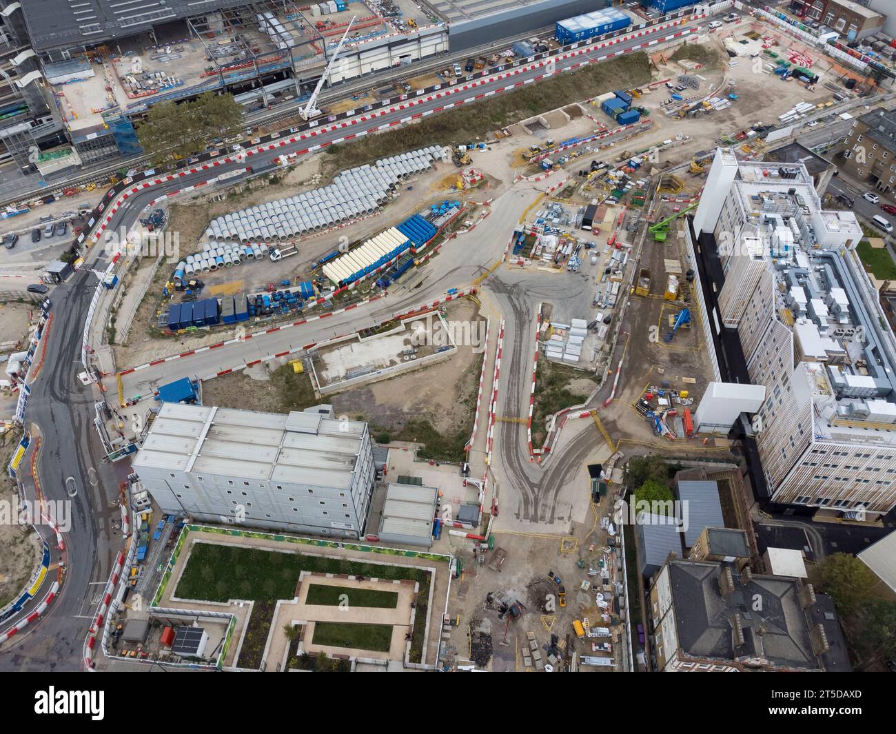 Hs2 tunneling euston hi-res stock photography and images - Alamy