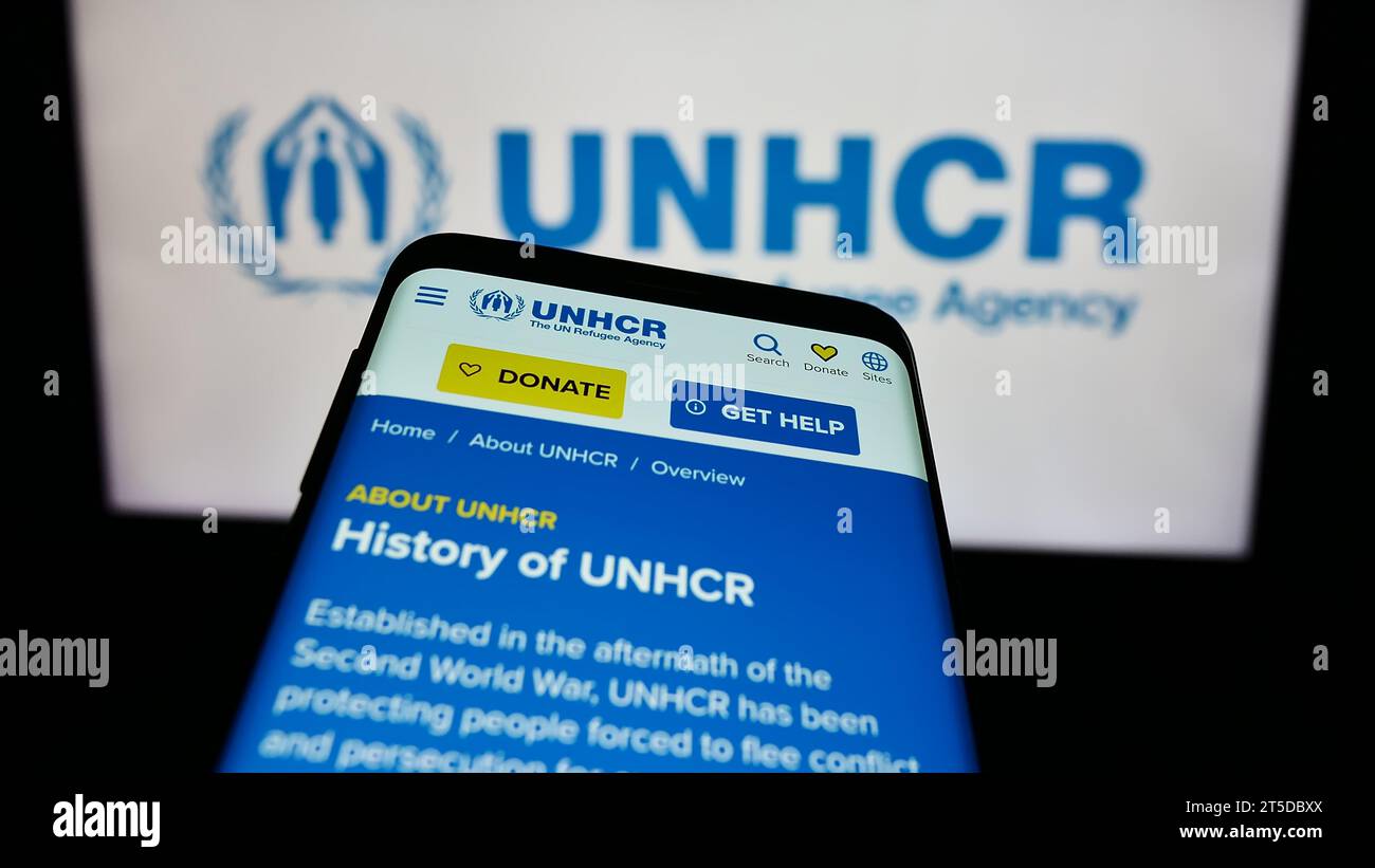 Unhcr logo hi-res stock photography and images - Alamy