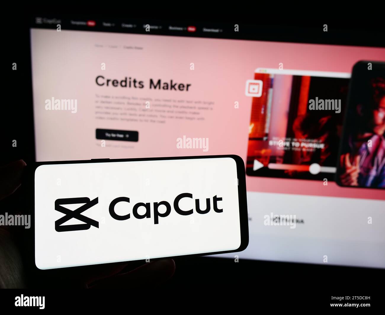 Capcut logo hi-res stock photography and images - Alamy