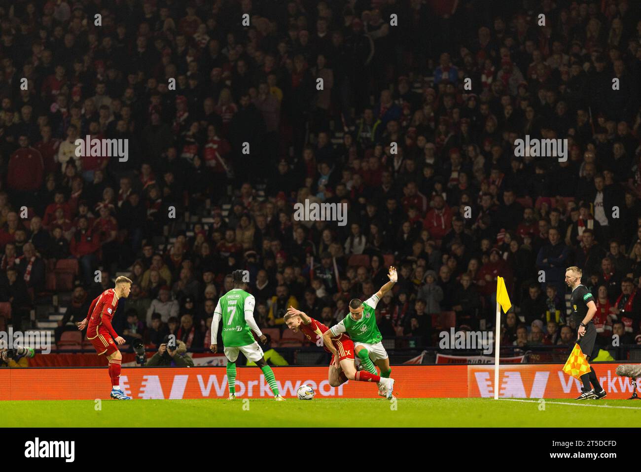 The scotland fans cheer on their team hi-res stock photography and ...