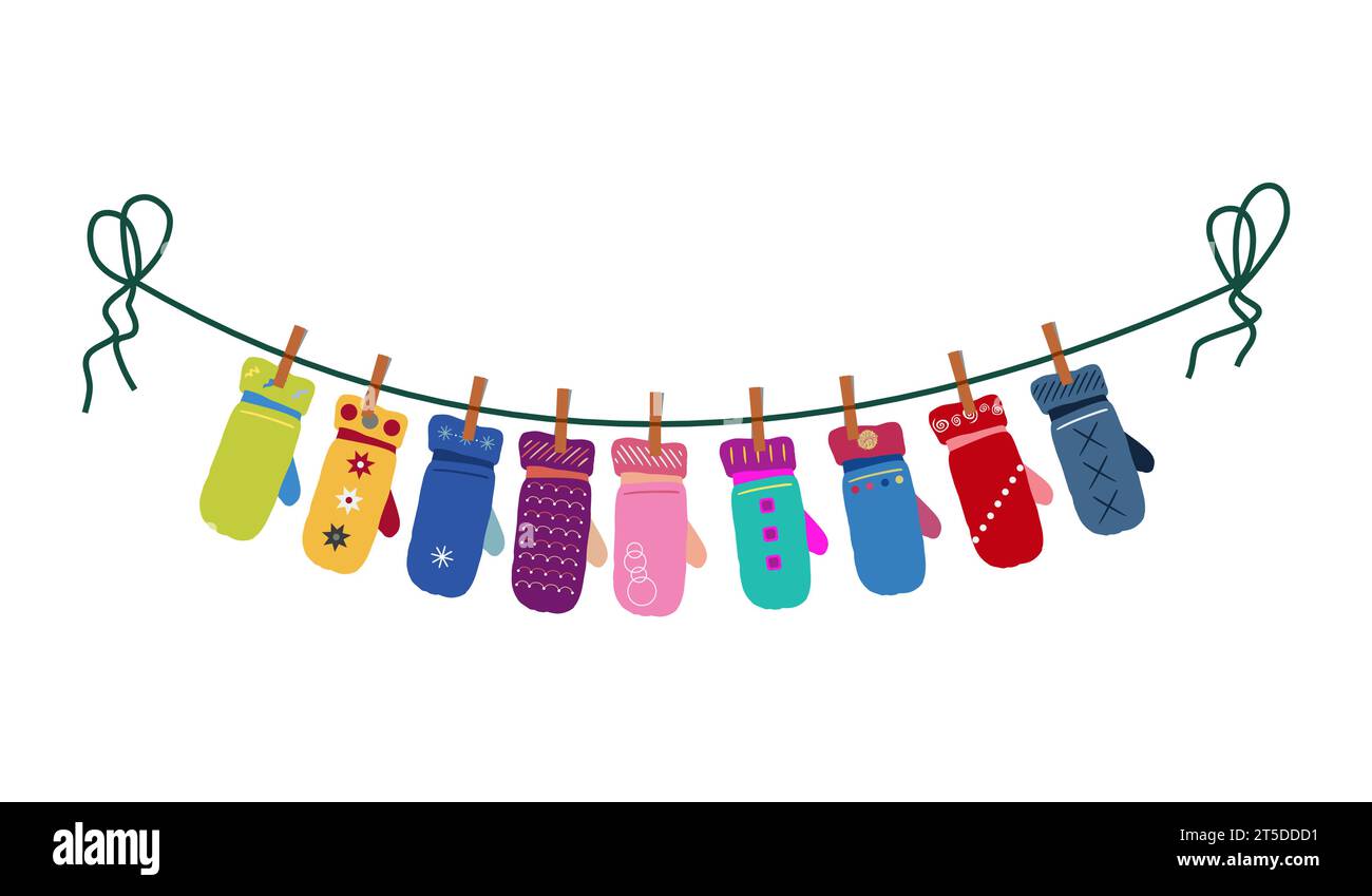 Mittens drawing hi-res stock photography and images - Alamy
