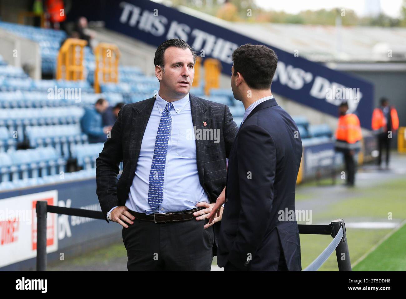 London, UK. 04th Nov, 2023. James Berylson Chairman of Millwall FC ...