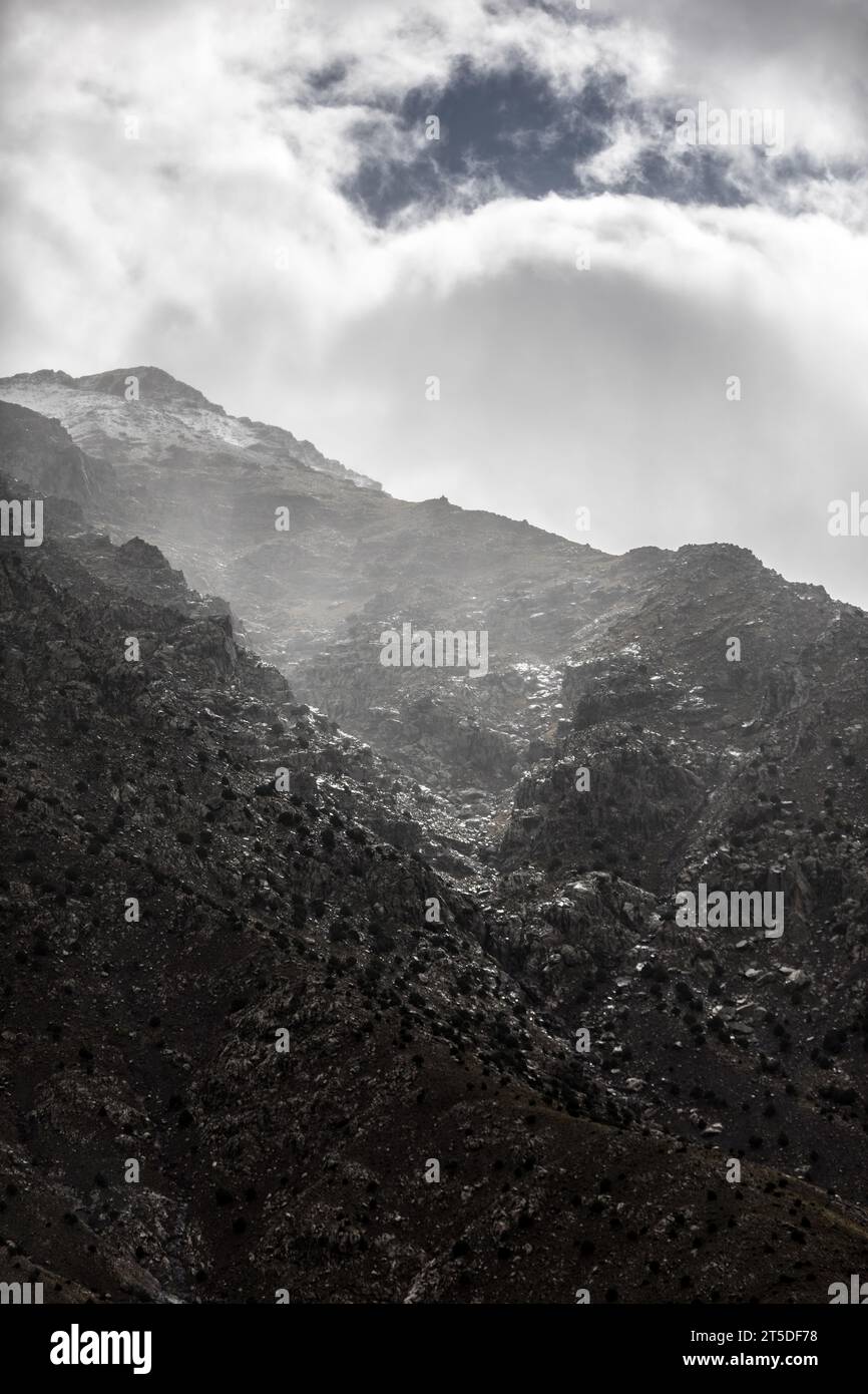 Morocco Atlas Mountains trekking hike Stock Photo - Alamy