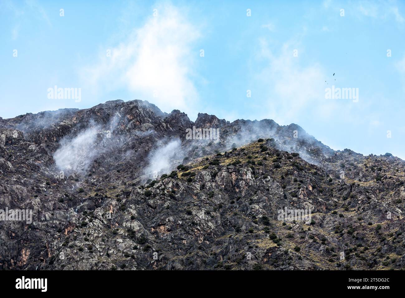 Morocco Atlas Mountains trekking hike Stock Photo - Alamy