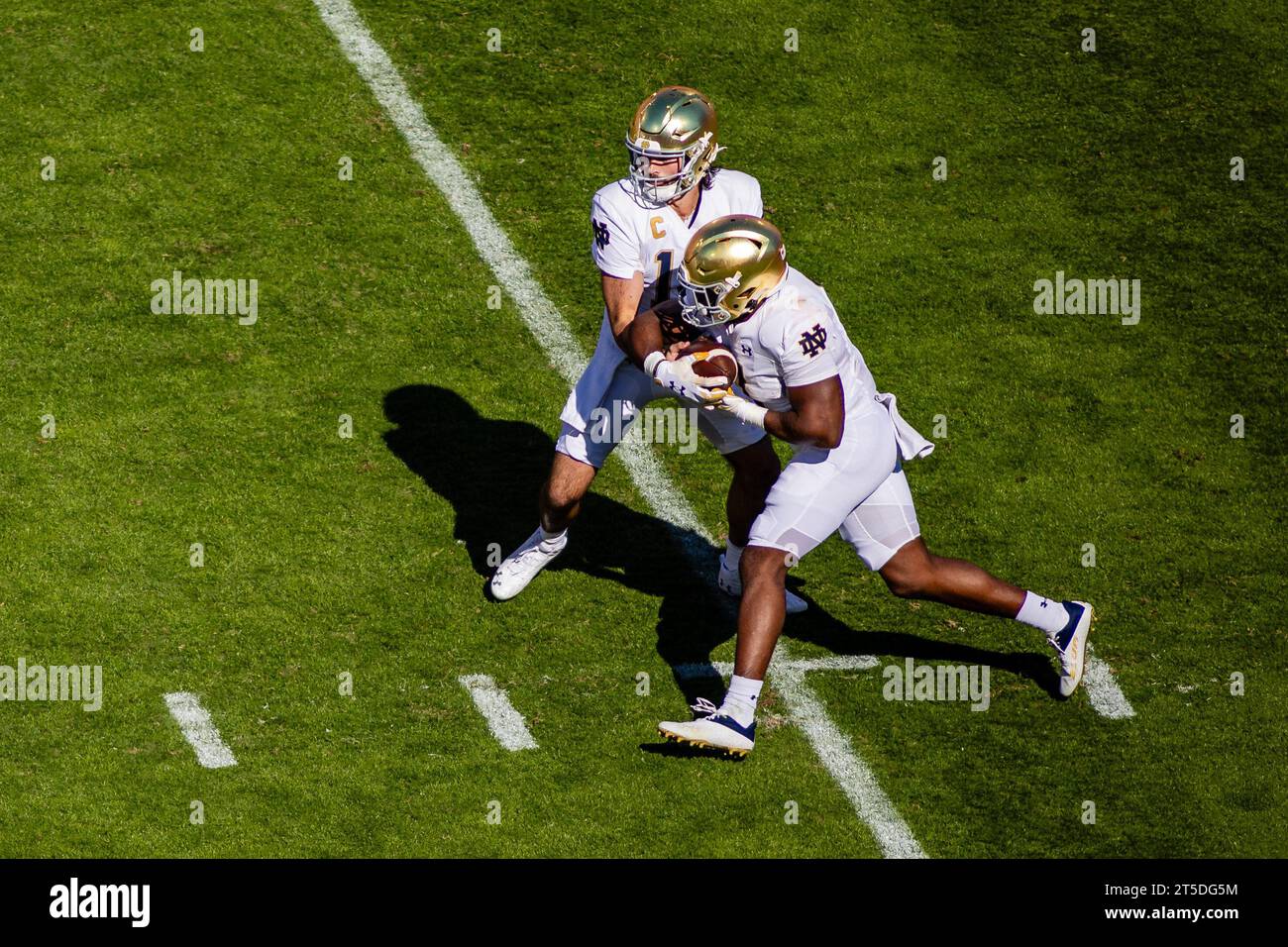 Clemson, SC, USA. 4th Nov, 2023. Notre Dame Fighting Irish quarterback ...